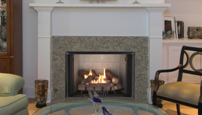Superior F0322 36" Vent Free Firebox With White Stacked Refractory Pan ...